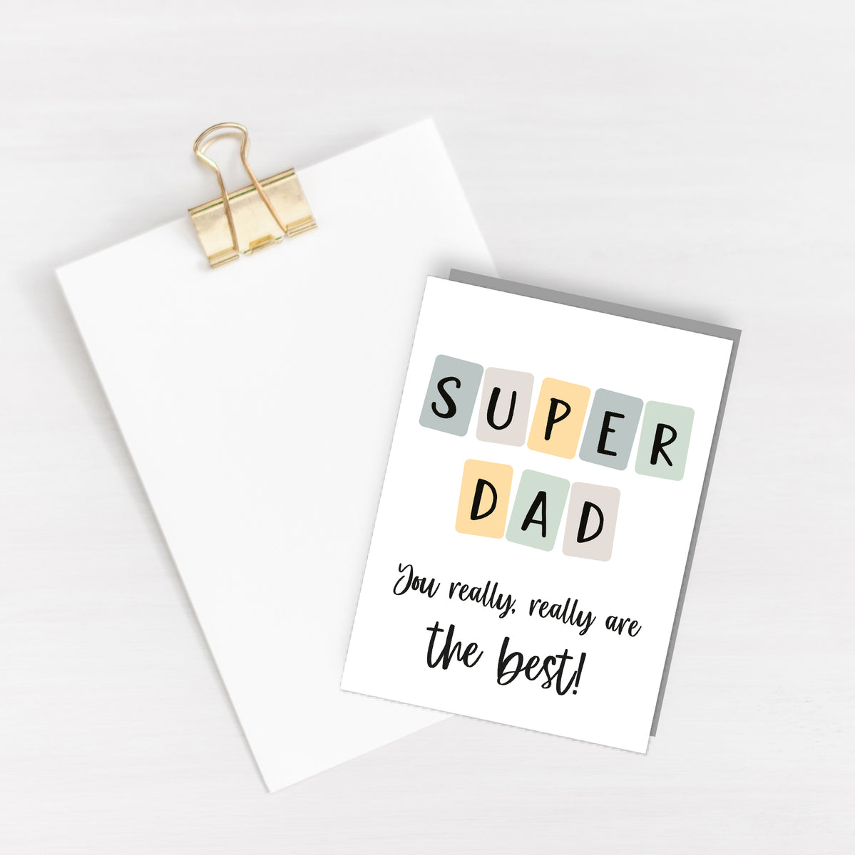 Super Dad Card – Três Paper + Co