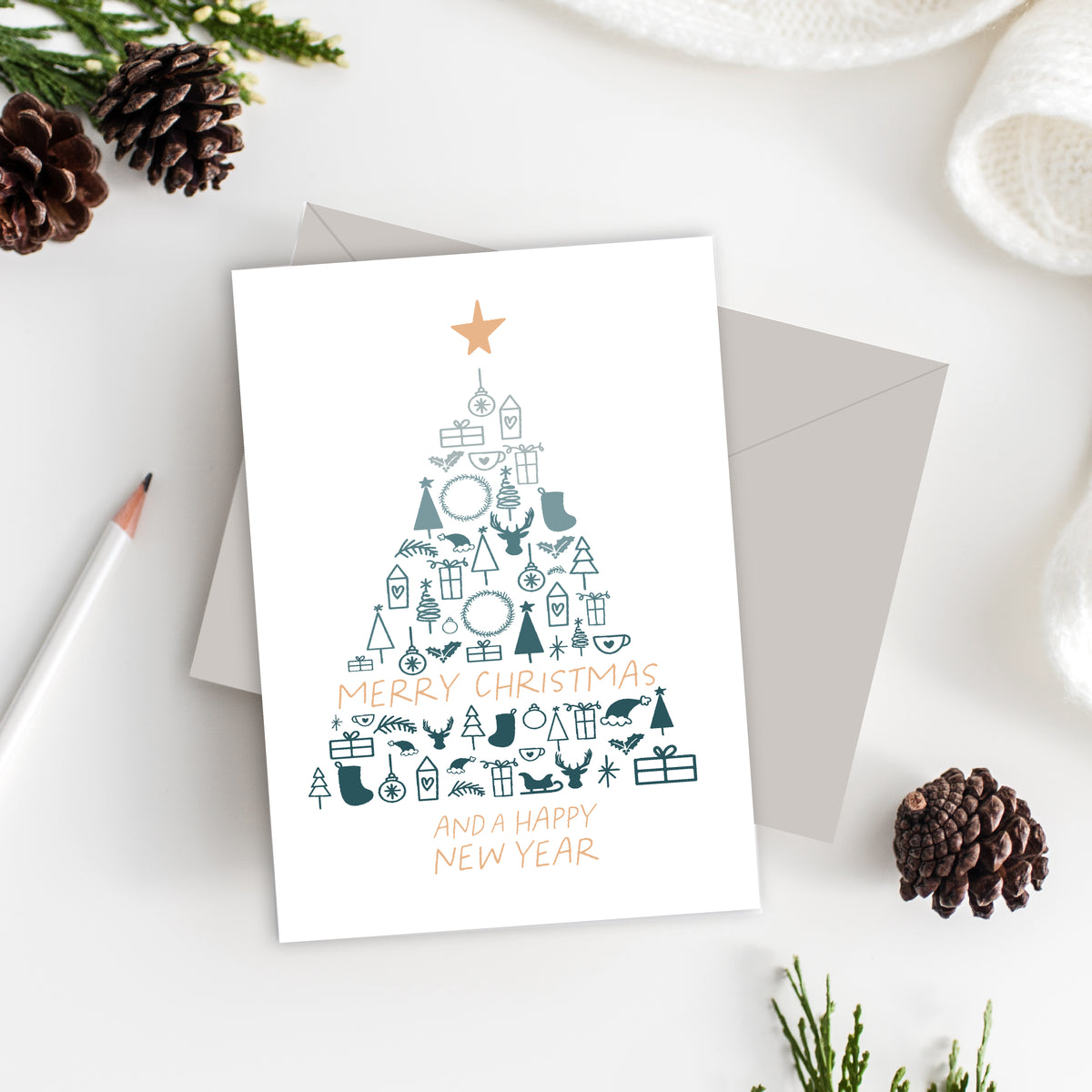 Christmas Tree Card – Três Paper + Co